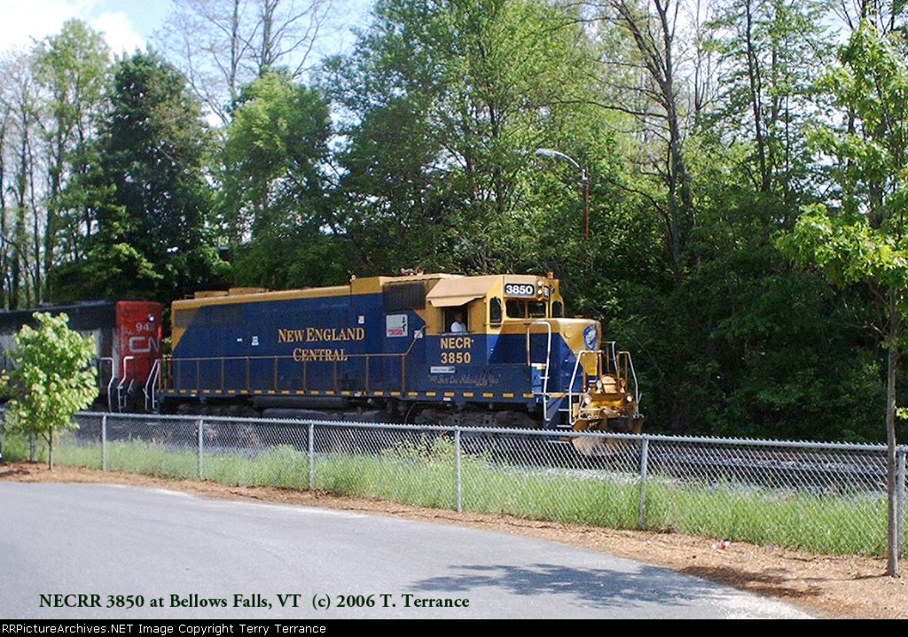 NECR 3850 at Bellows Falls, VT
